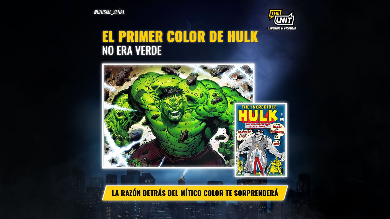 El primer color de Hulk no era verde – Page One